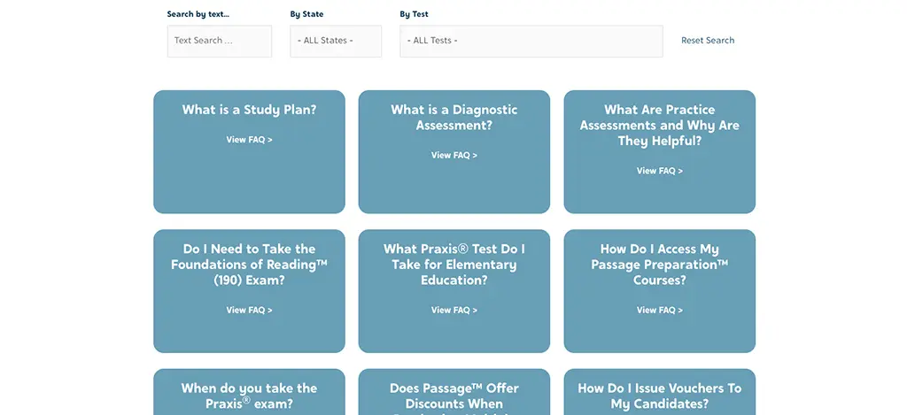 Website case study for Passage Preparation - CYBERsprout
